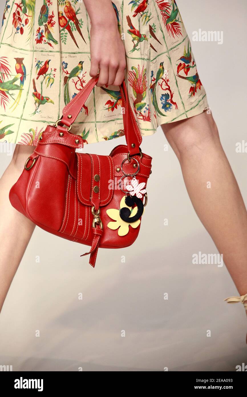 A model displays a creation by British designers Suzanne Clements and ...