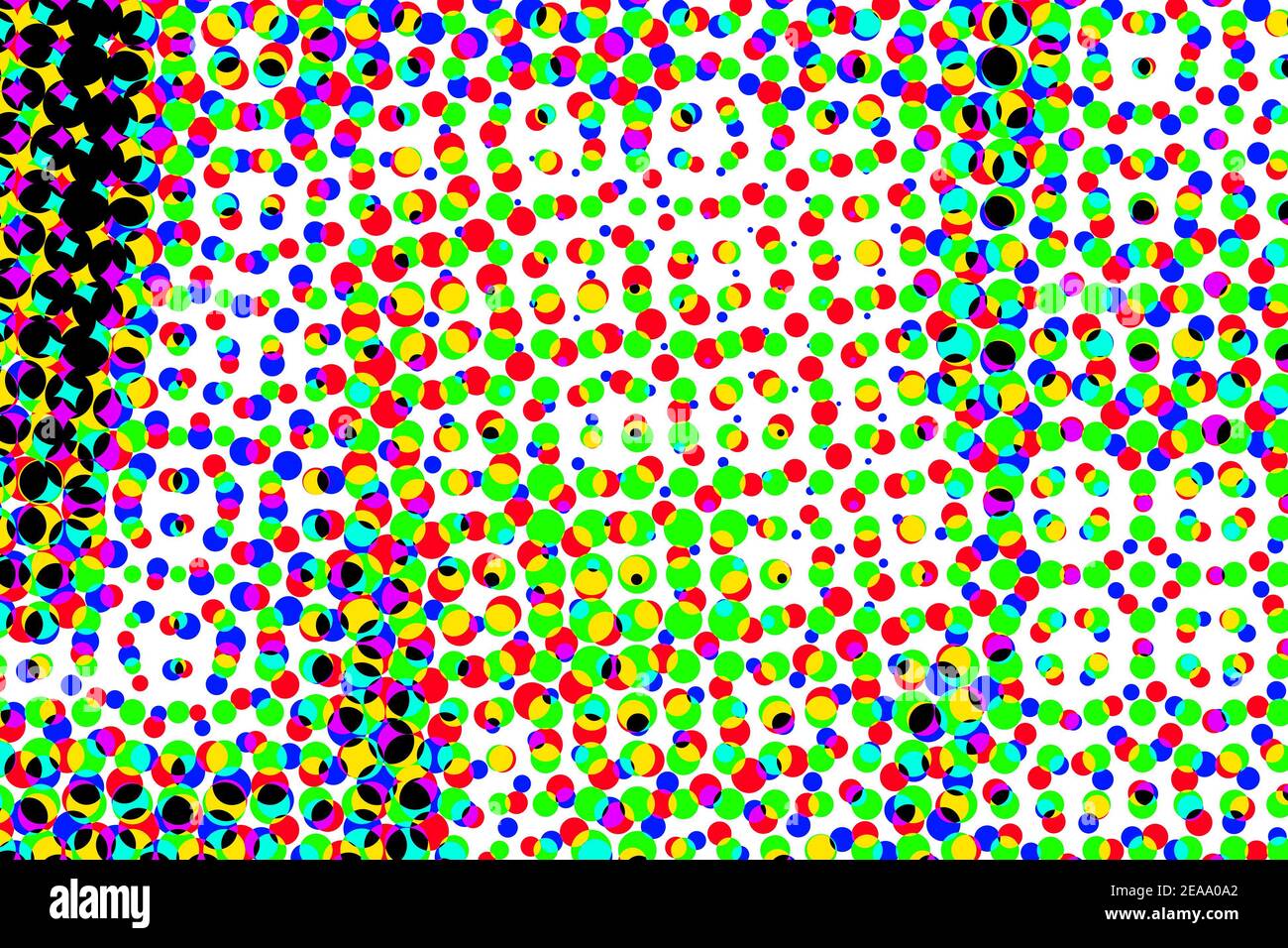 Crew multi-colored abstract with dots on white background for brave ...