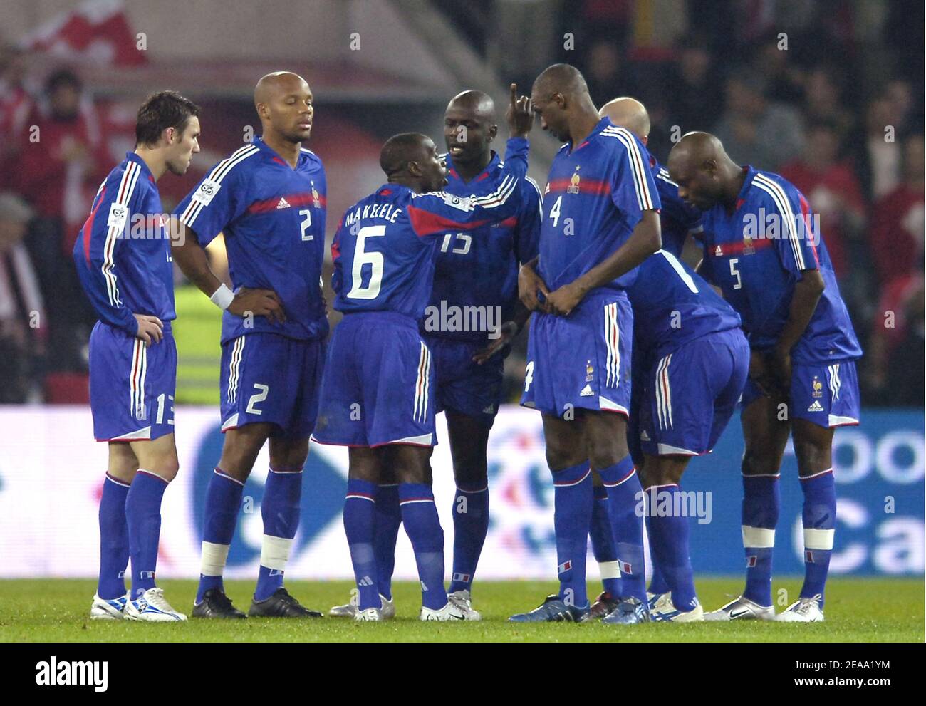 French team competes during the FIFA World Cup Qualifying, Group Four ...