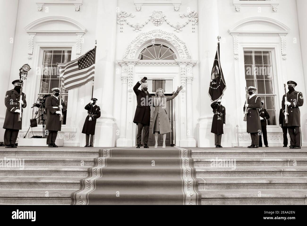 White House Front Steps