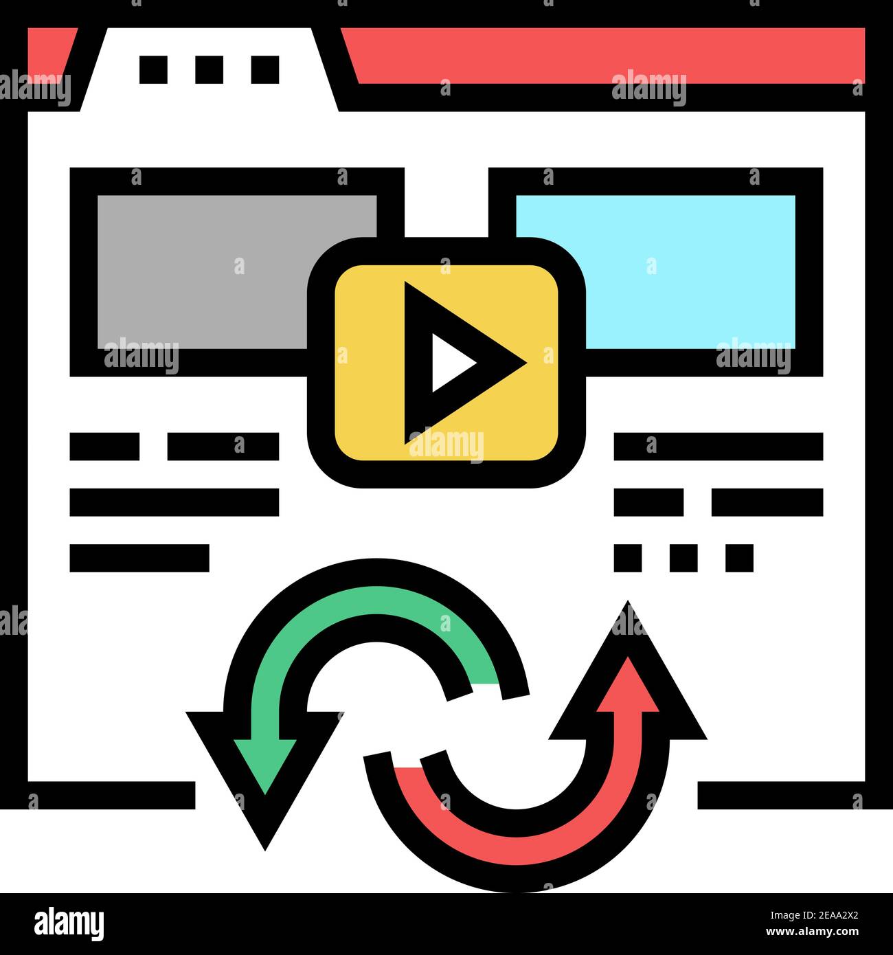 Video converter Stock Vector Images - Alamy
