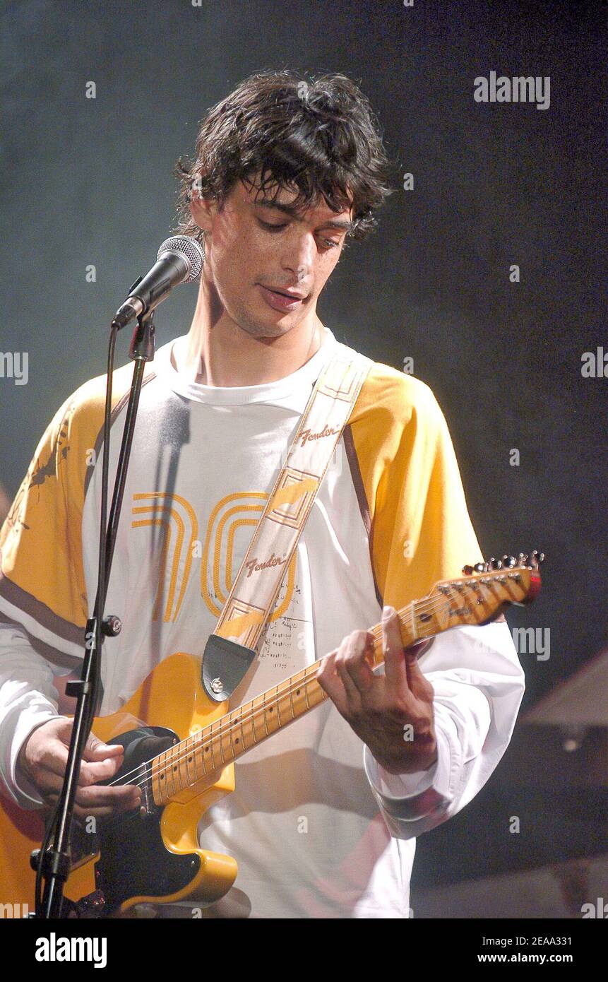 French Star-Academy singer Georges Alain performs for the first time on ...