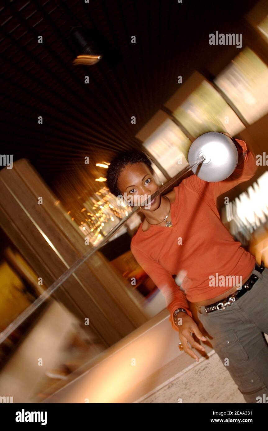 France's women's Epee Laura Flessel-Colovic, during the Fencing World ...