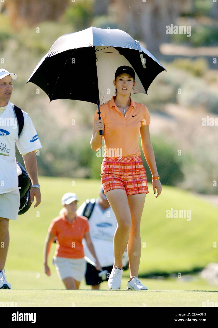 Golf phenom Michelle Wie makes her debut as professional golf player at ...