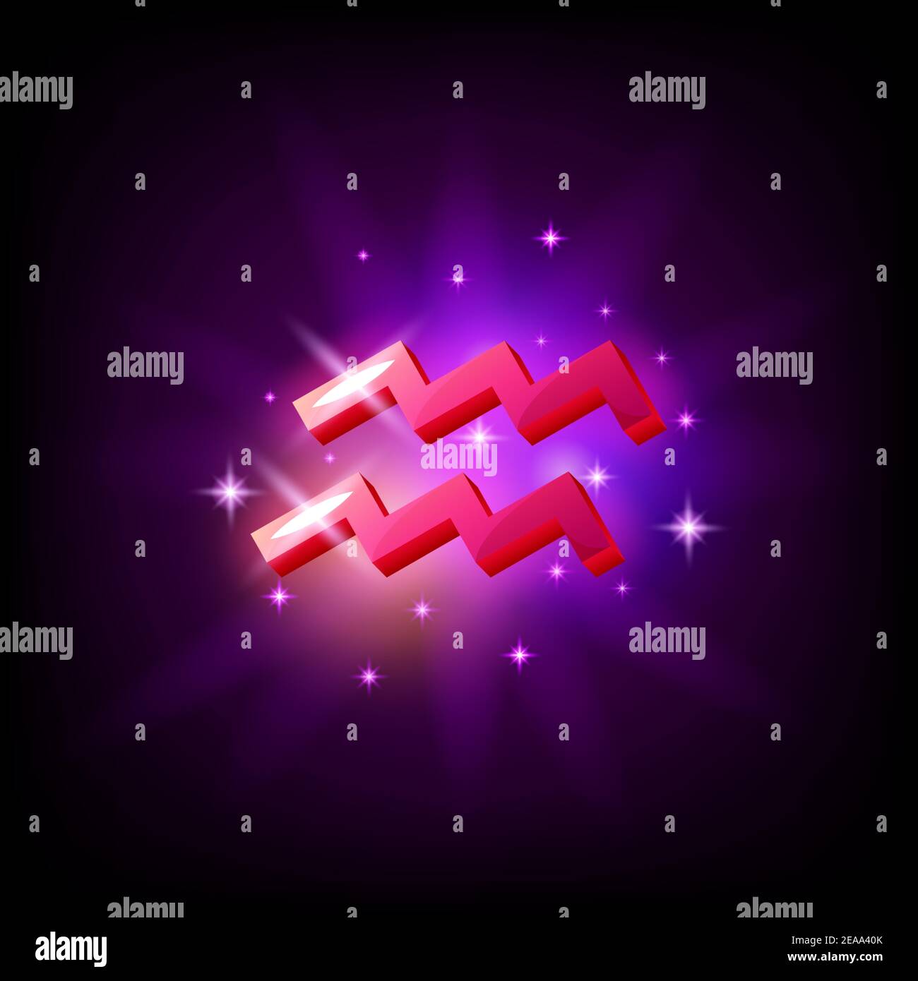 Aquarius Zodiac Sign Wallpaper