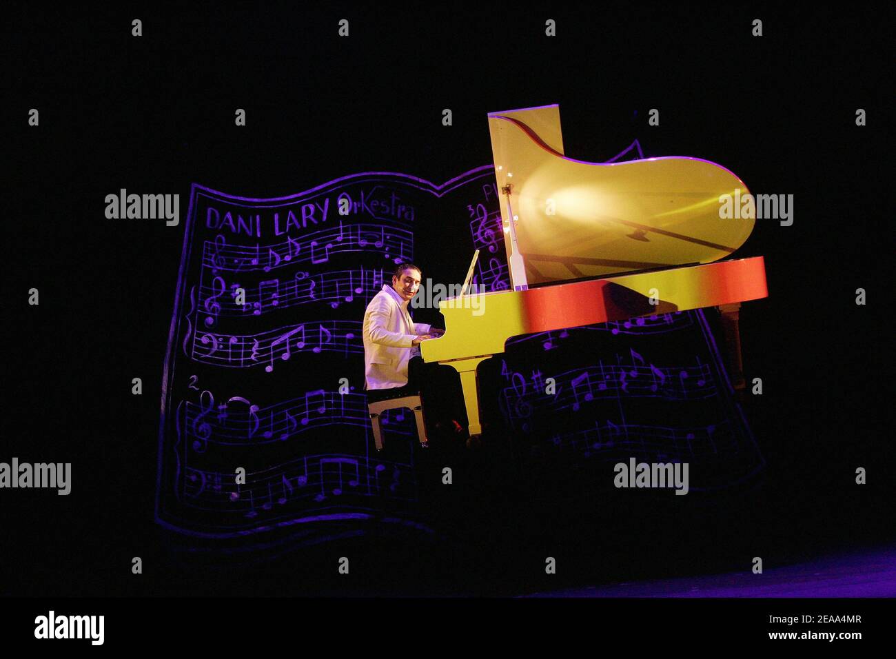 French magician Dani Lary at Mogador theatre in Paris, France on ...