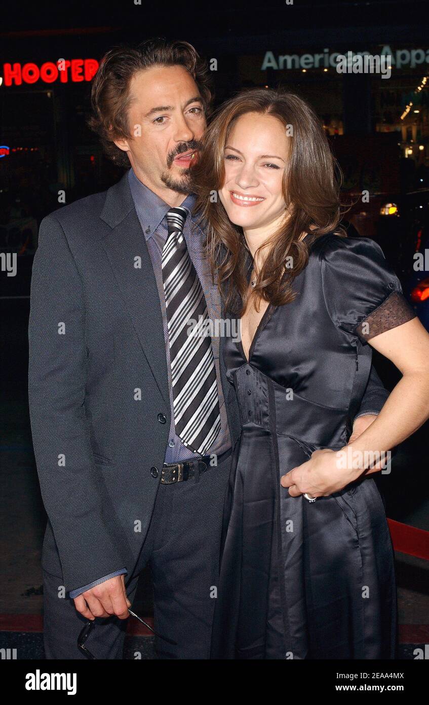 Robert Downey Jr. and Susan Levin attend the premiere of Warner Bros ...