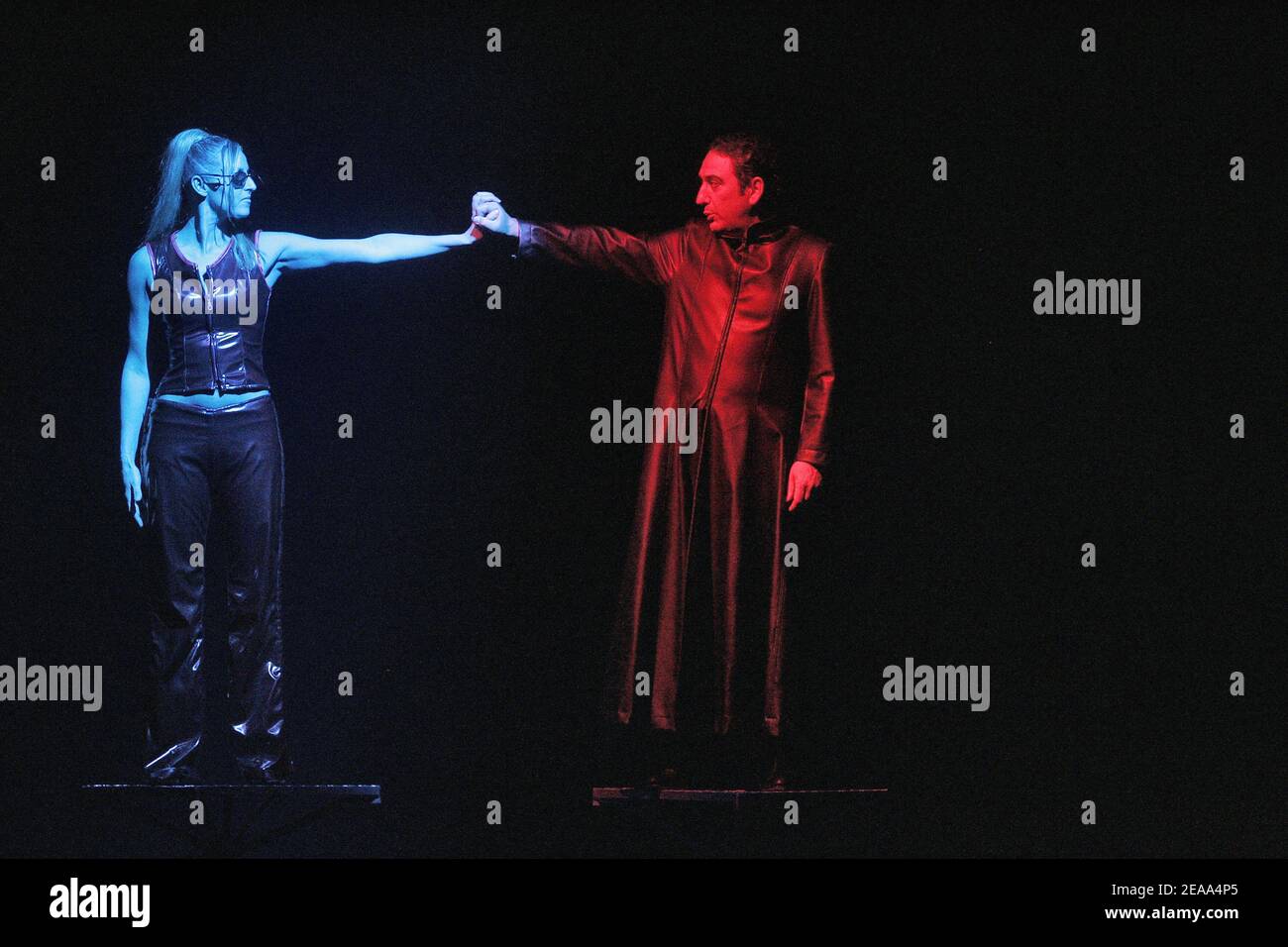 French magician Dani Lary at Mogador theatre in Paris, France on ...