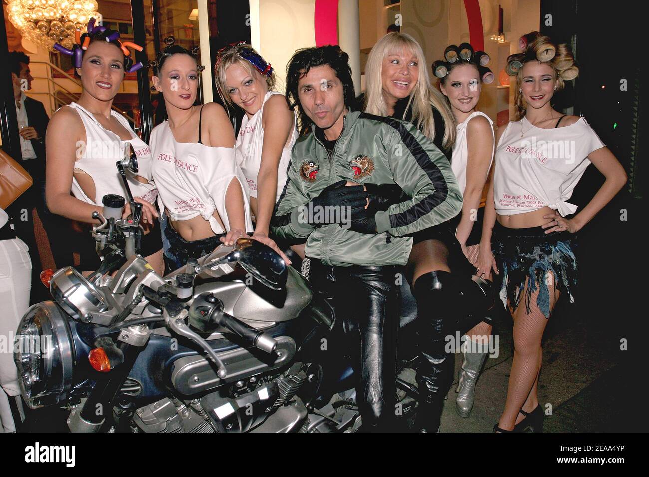 French dancer Lova Moor and French singer Jean-Luc Lahaye attend a ...