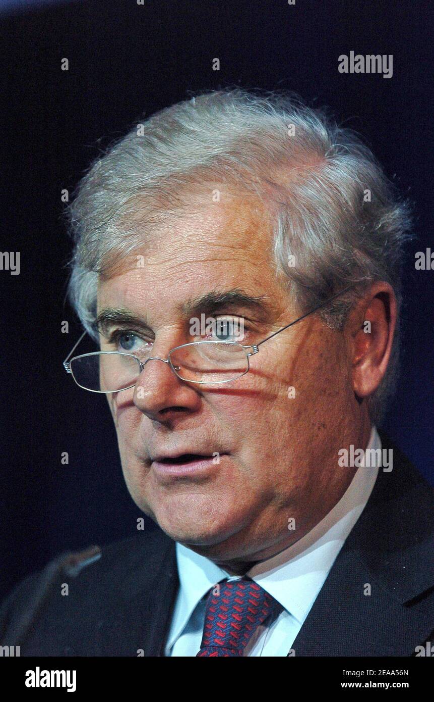 French Minister of Justice Pascal Clement attends the Convention on ...