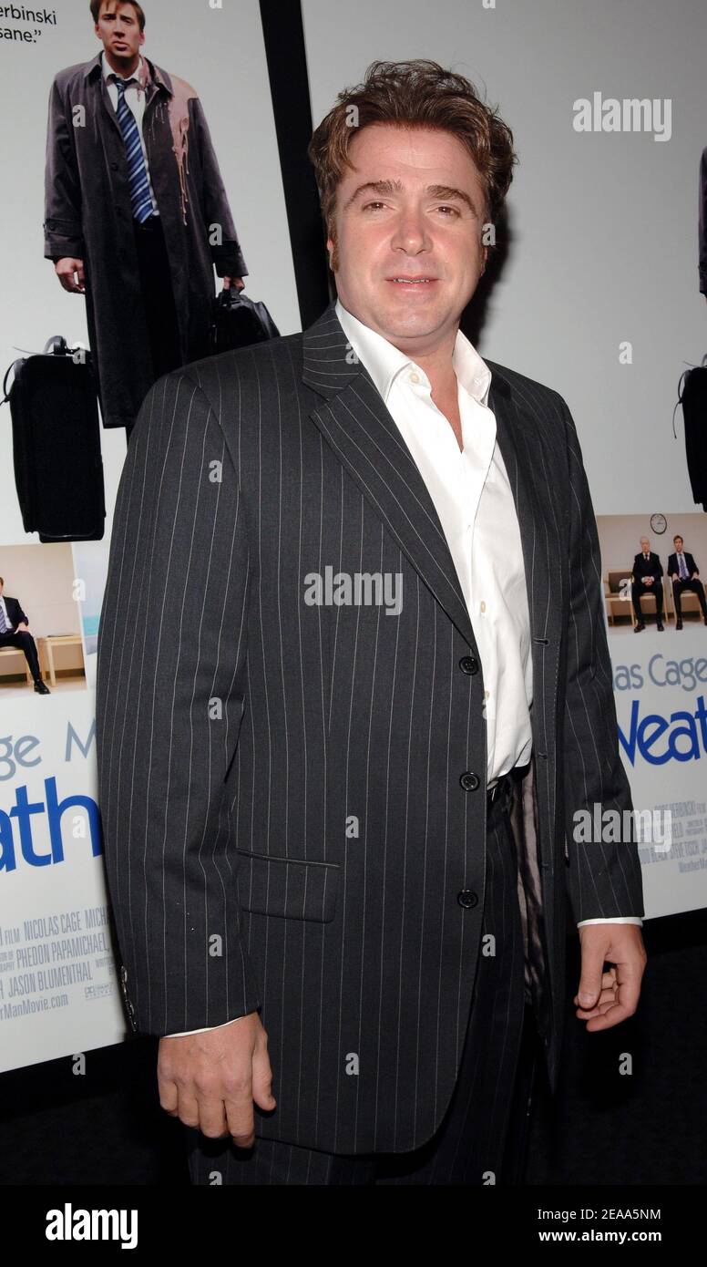 "Cast member Michael Rispoli arrives at ""The Weather Man"" premiere ...