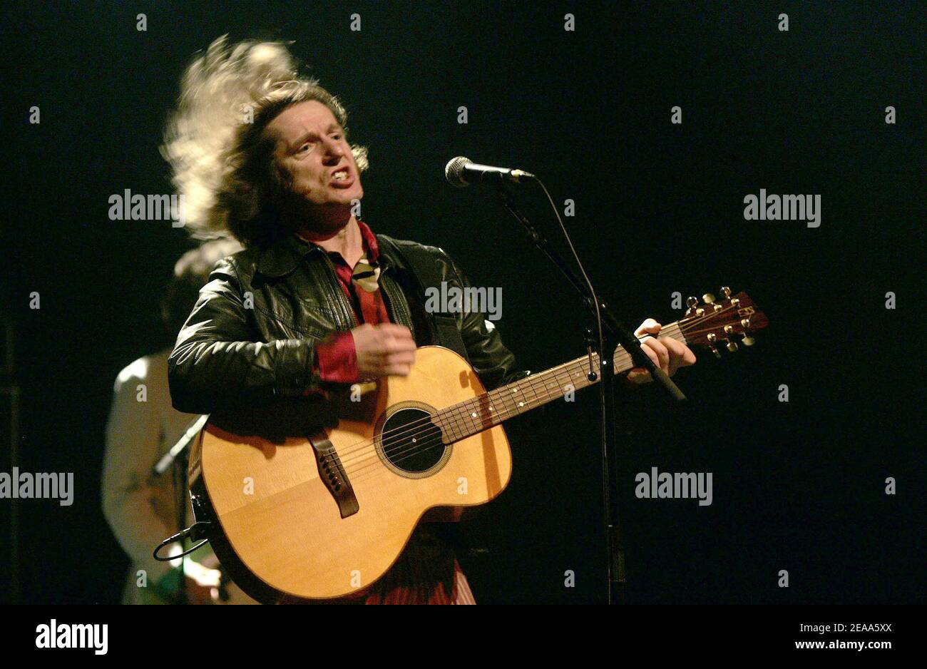 French musician and singer Kent performs live at 'Le Bataclan' in Paris ...