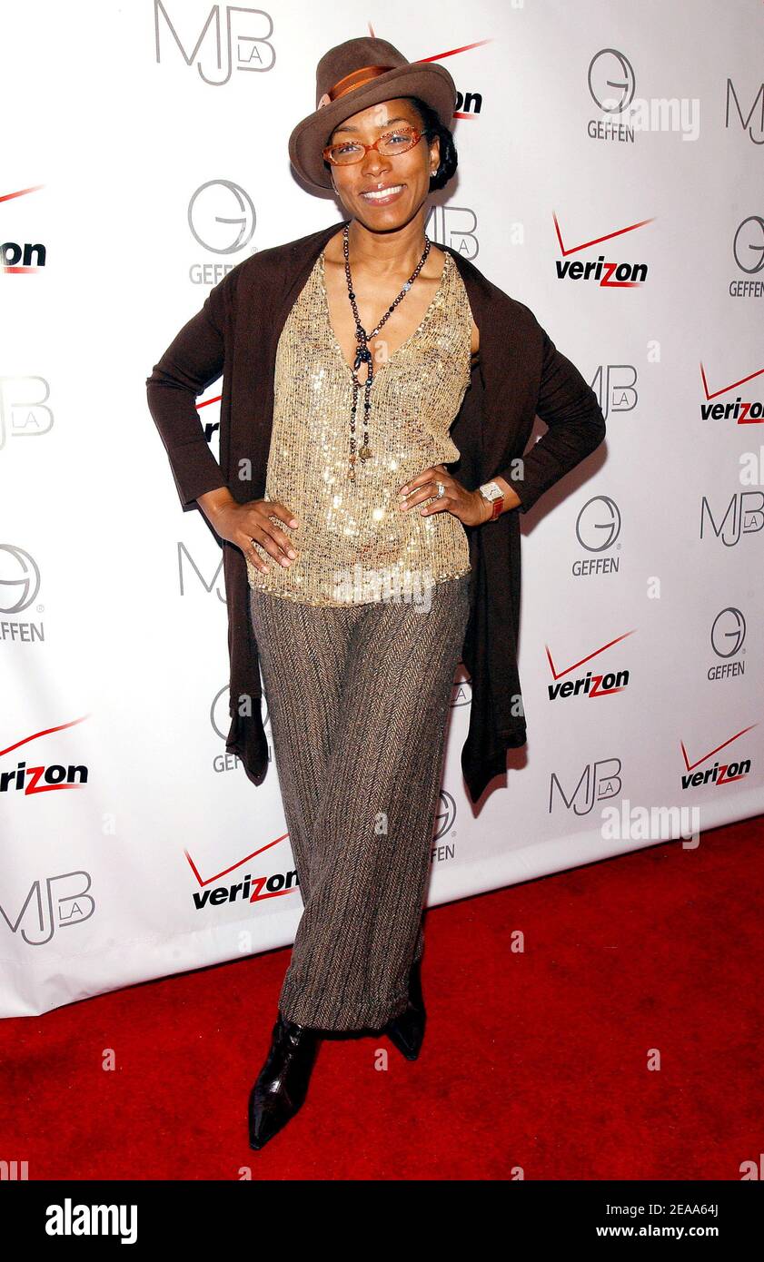 U.S. actress Angela Bassett attends the Mary J. Blige performance at ...