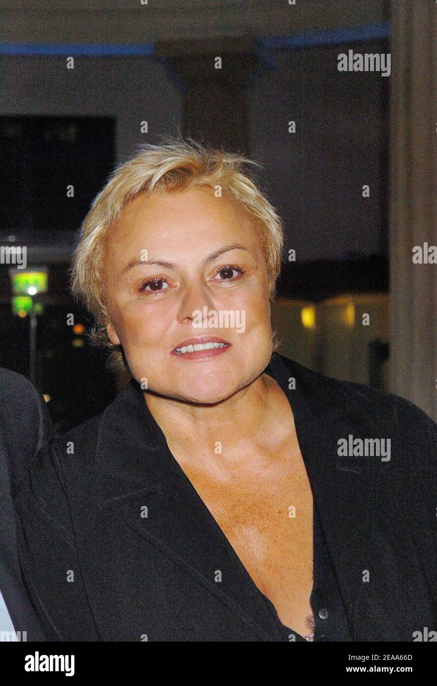 French actress Muriel Robin attends the celebration of the 10 th ...