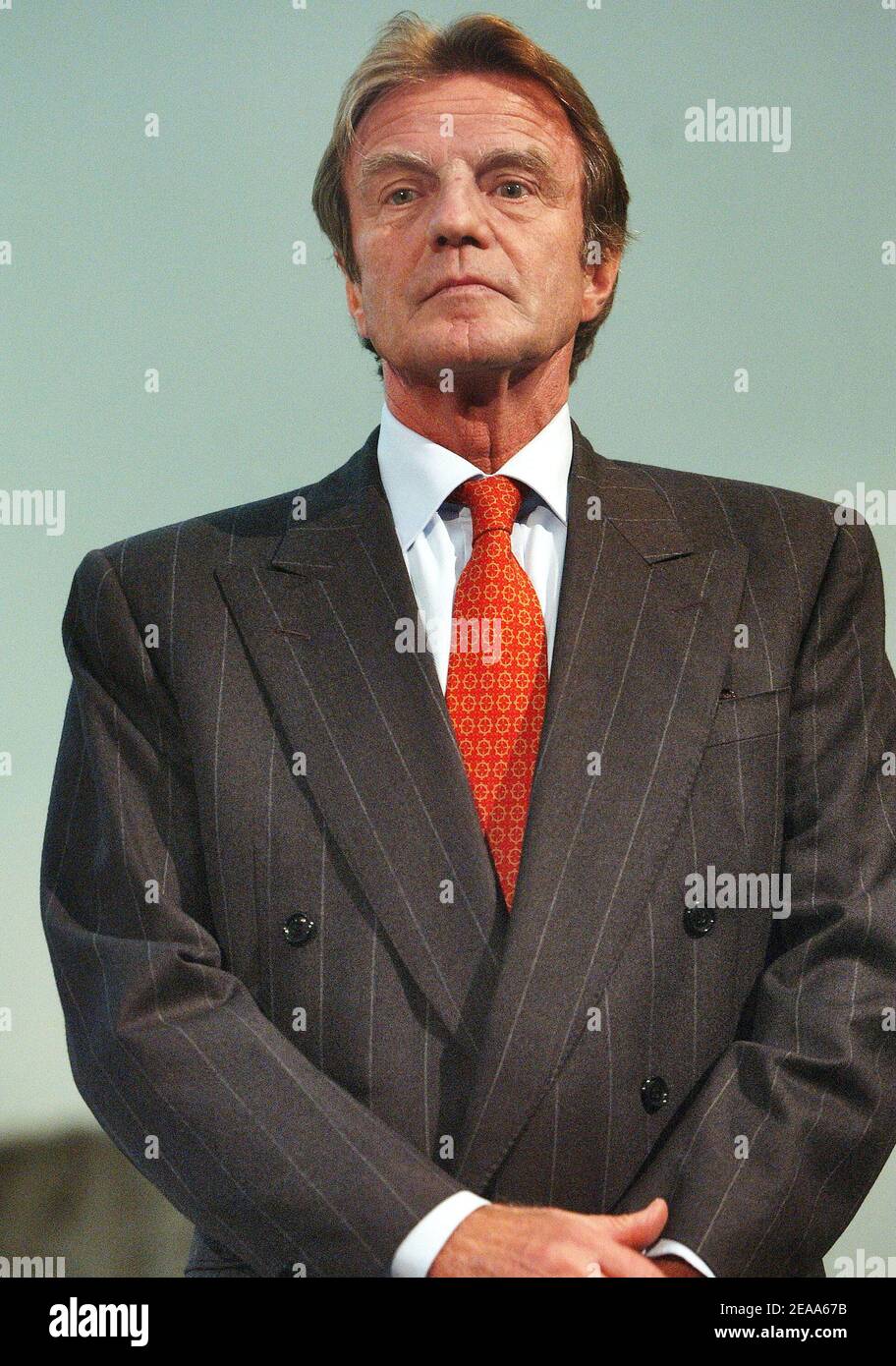 Former French Health Minister Bernard Kouchner attends the celebration ...