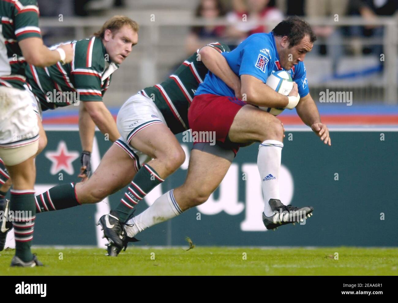 Rodrigo Roncero of the Stade Francais in action during the Heineken Cup ...