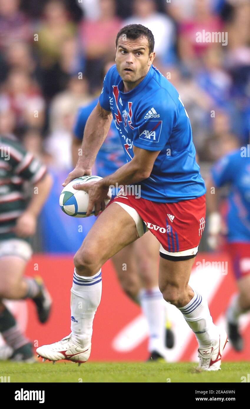 Alain Penaud of the Stade Francais in action during the Heineken Cup ...