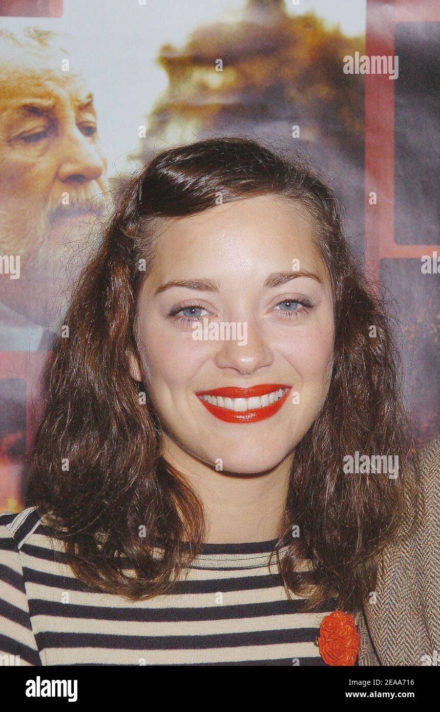 French actress Marion Cotillard attends the premiere of the film 'Edy' directed by French ...