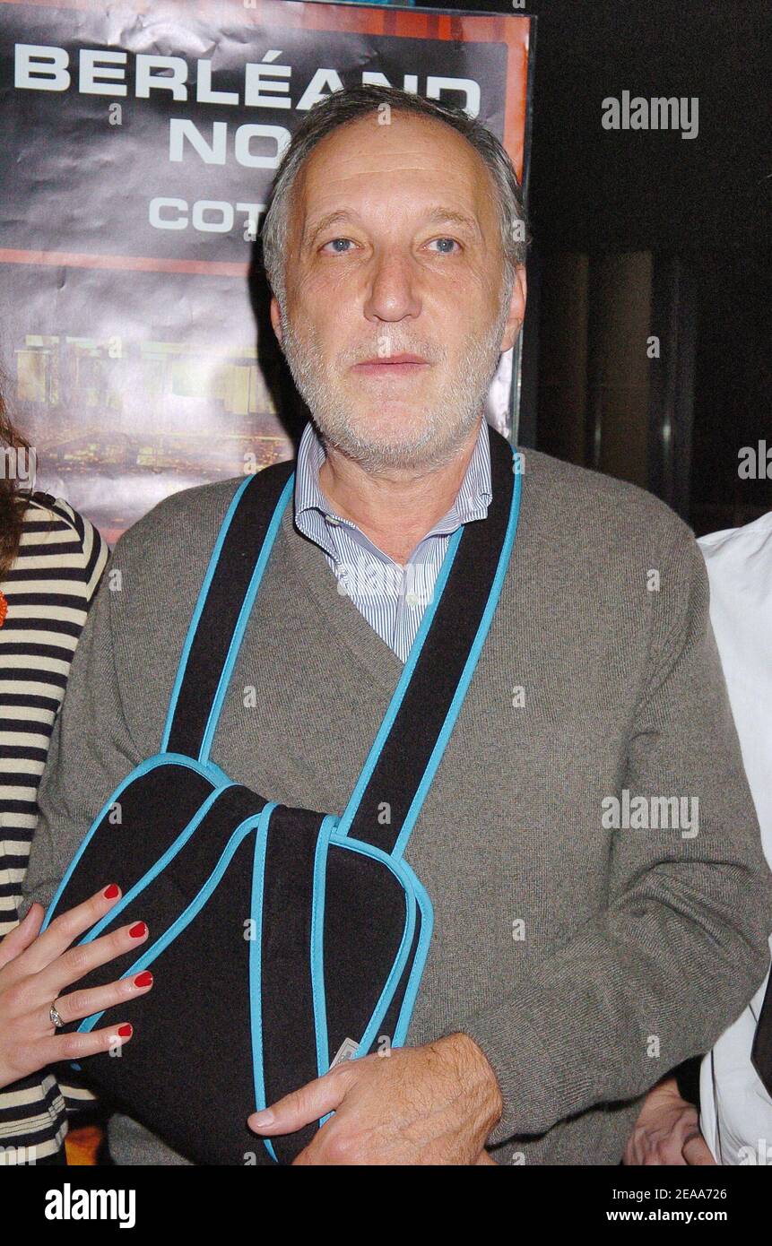 French actor Francois Berleand attends the premiere of the film 'Edy ...