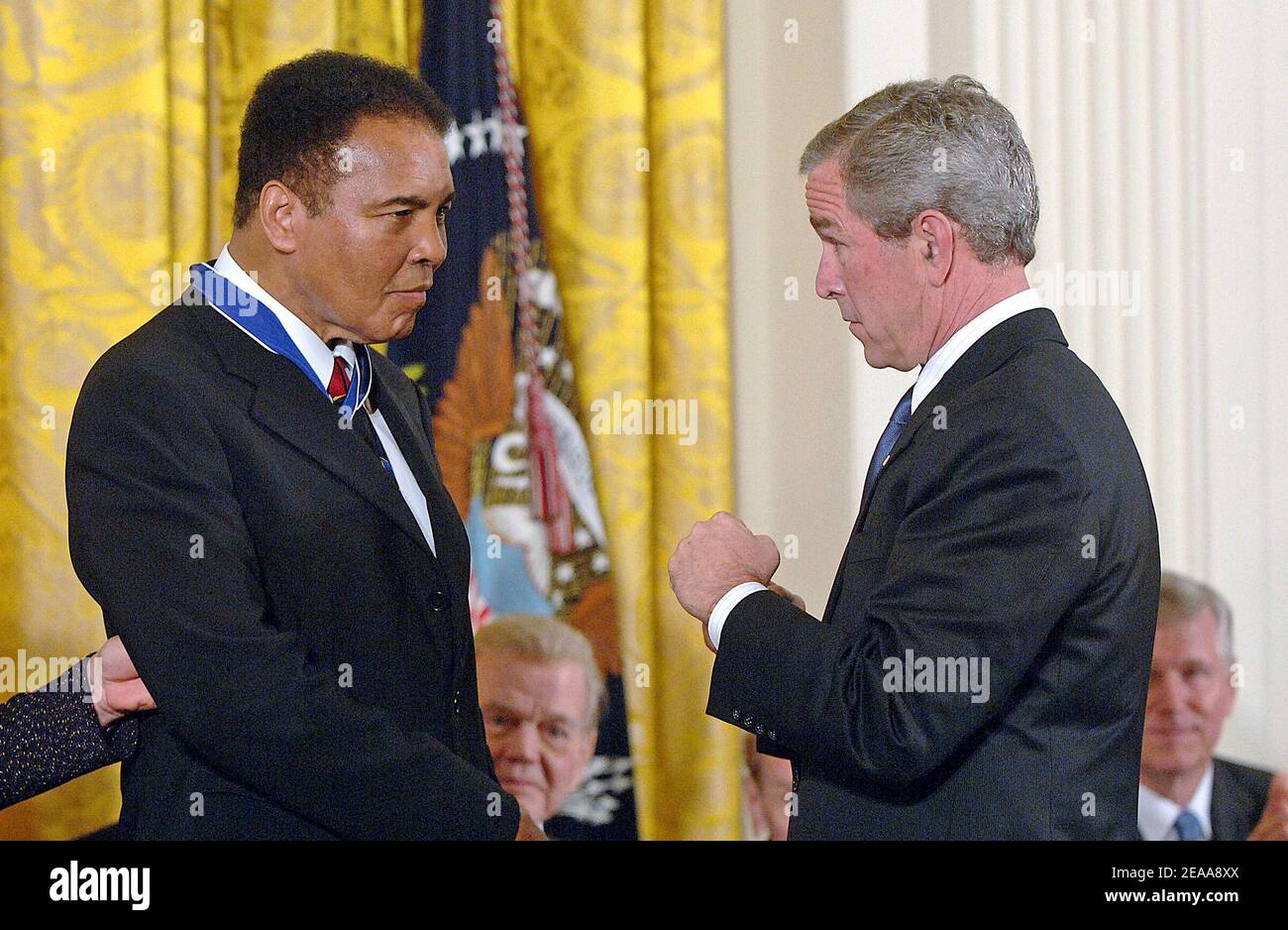 U.S President George W. Bush honors celebrities and personalities ...
