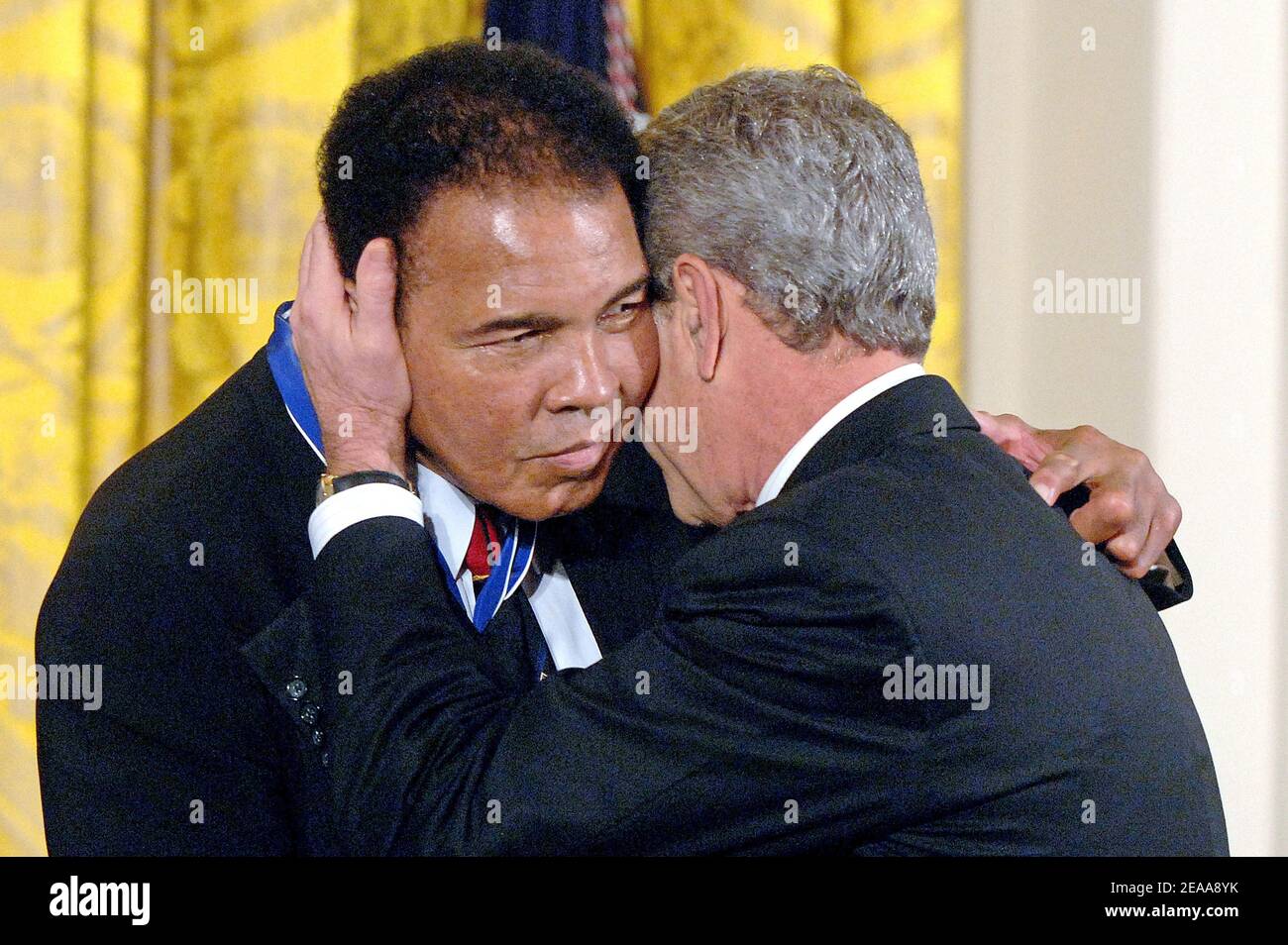 U.S President George W. Bush honors celebrities and personalities ...