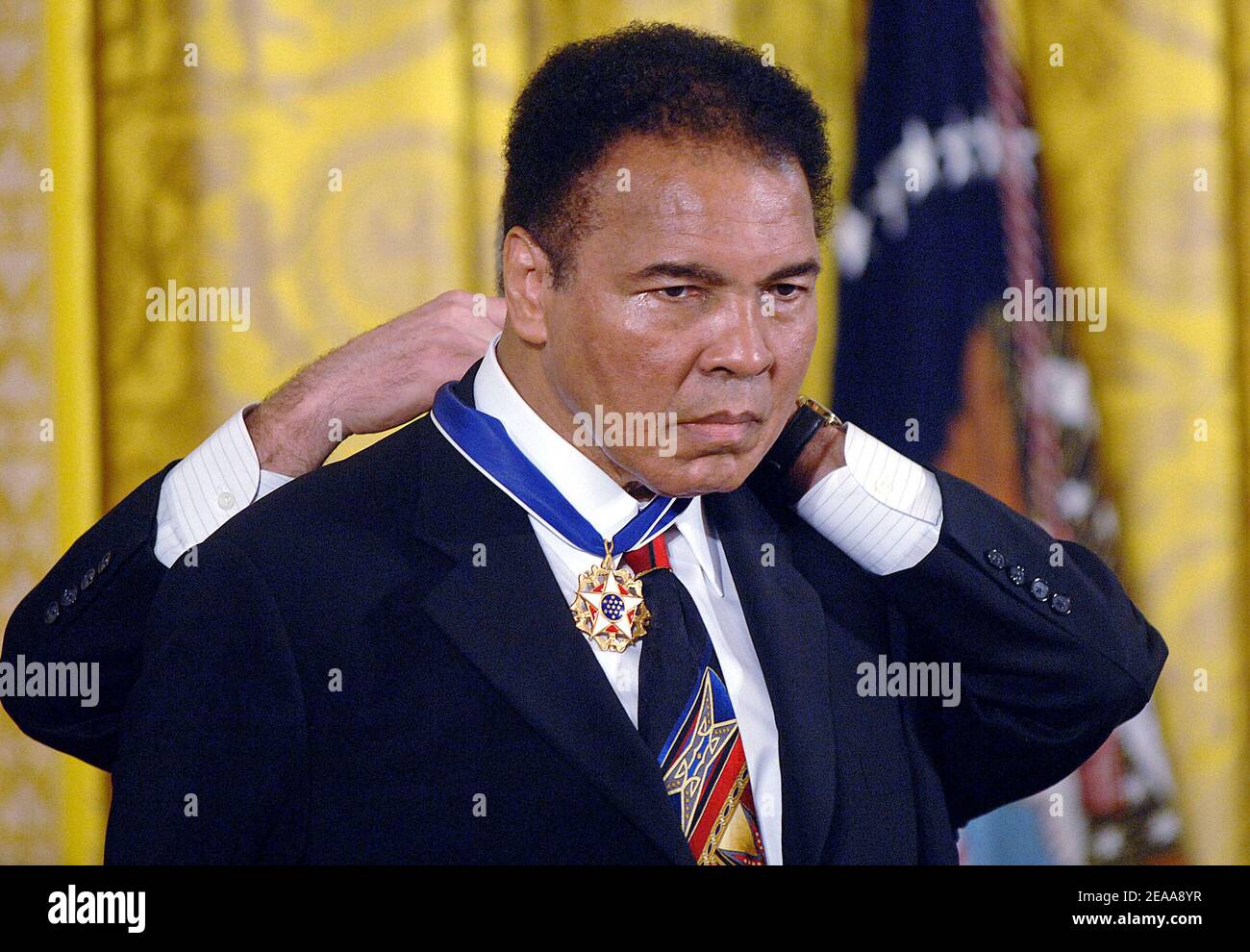 U.S President George W. Bush honors celebrities and personalities ...