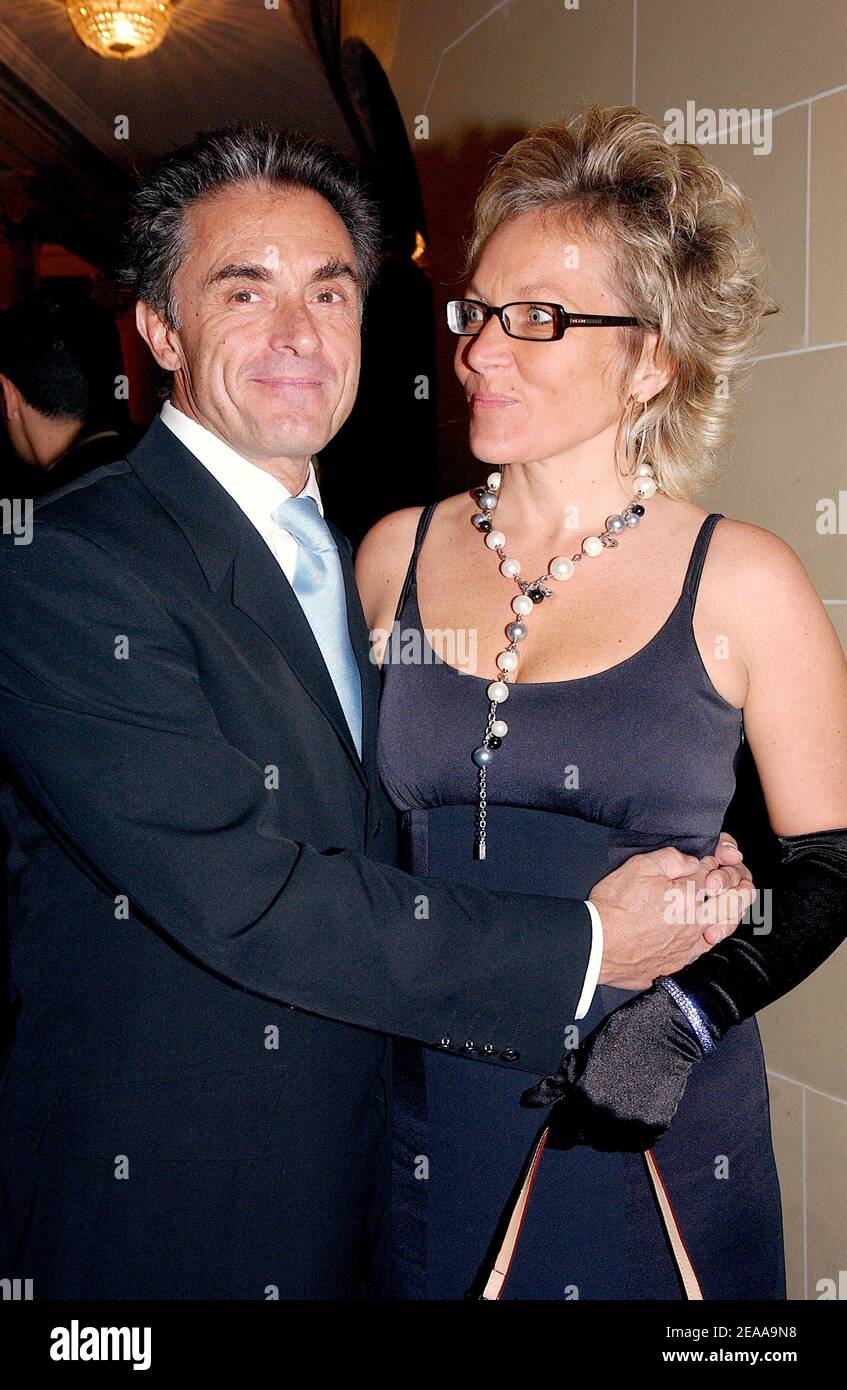 French TV presenter Gerard Holtz and wife attend the 'Bal Des Etoiles ...
