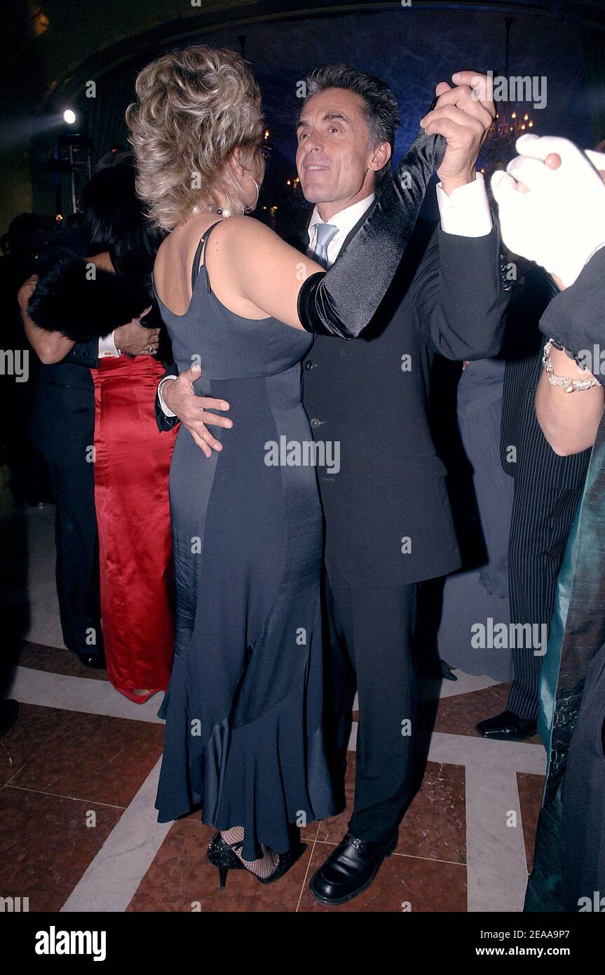 French TV presenter Gerard Holtz and wife attend the 'Bal Des Etoiles ...