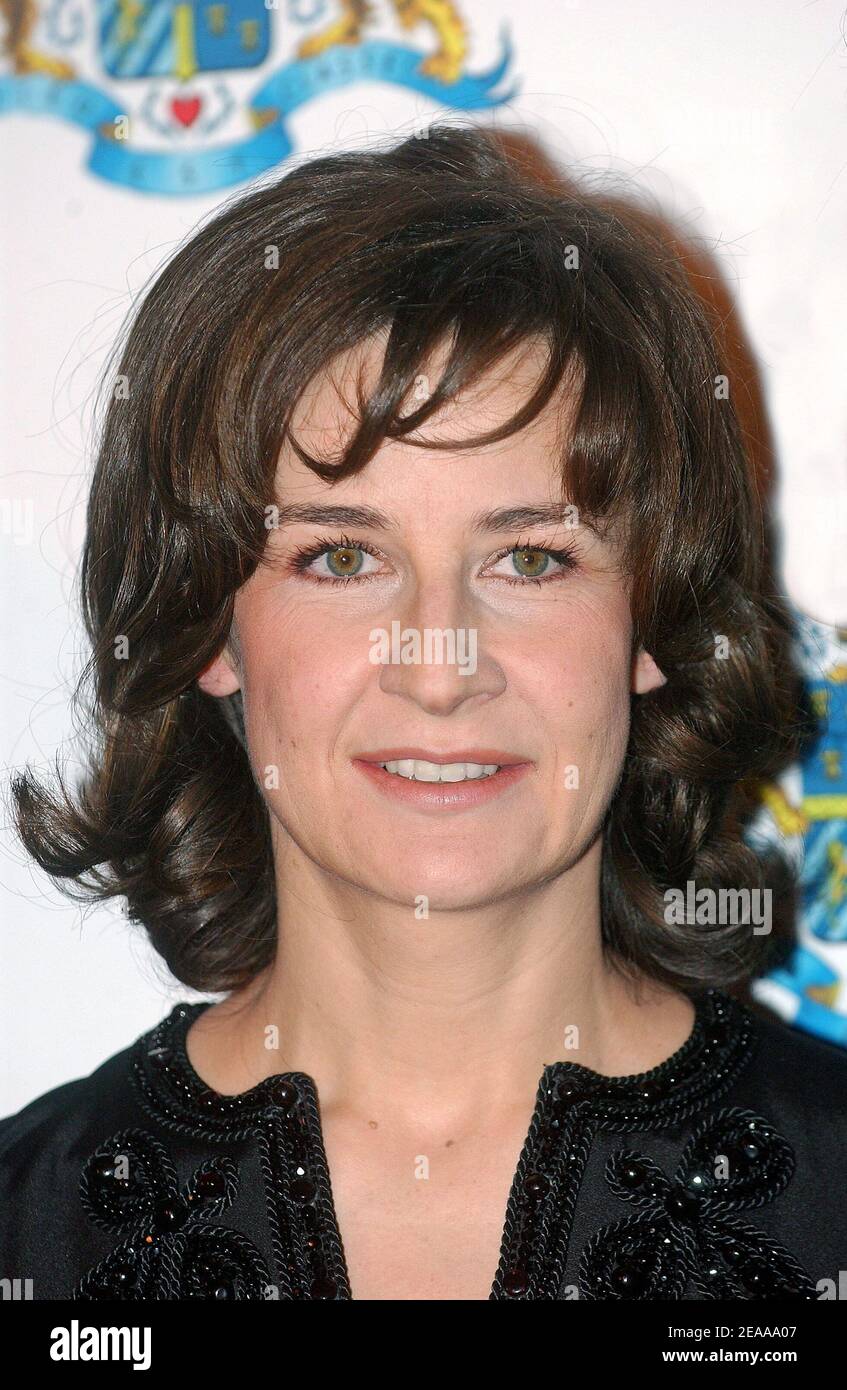 French director and actress Valerie Lemercier attend the premiere of ...