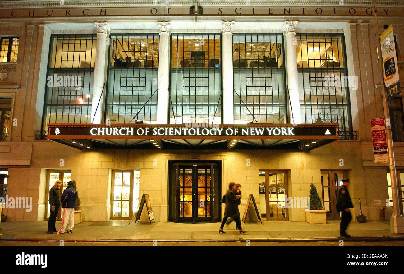Views Of The Headquarters Of The Church Of Scientology Near Times