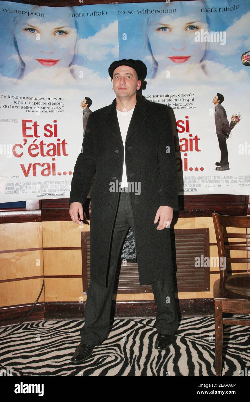 EXCLUSIVE. French humorist Maxime attends the French premiere of 'Just ...