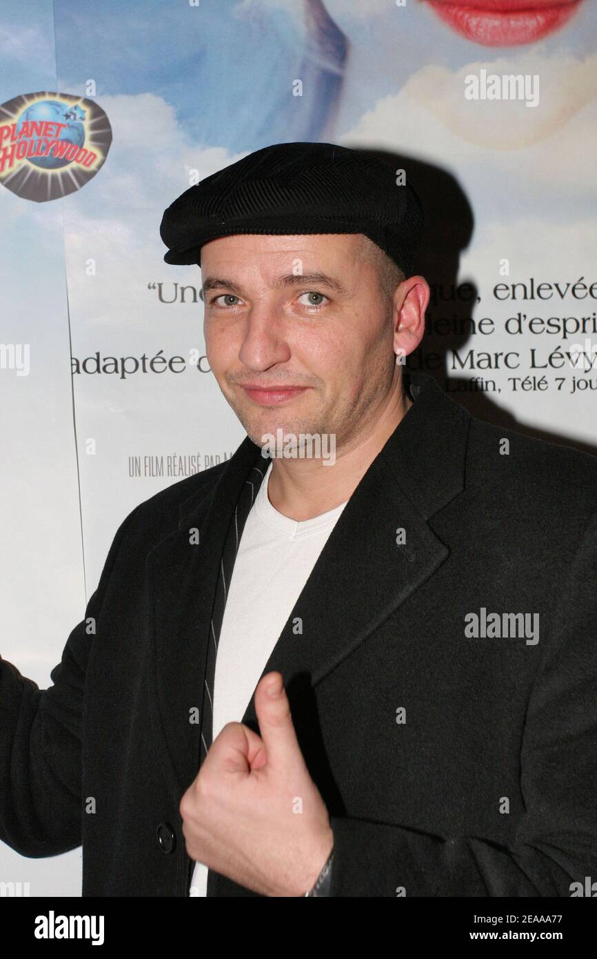 EXCLUSIVE. French humorist Maxime attends the French premiere of 'Just ...