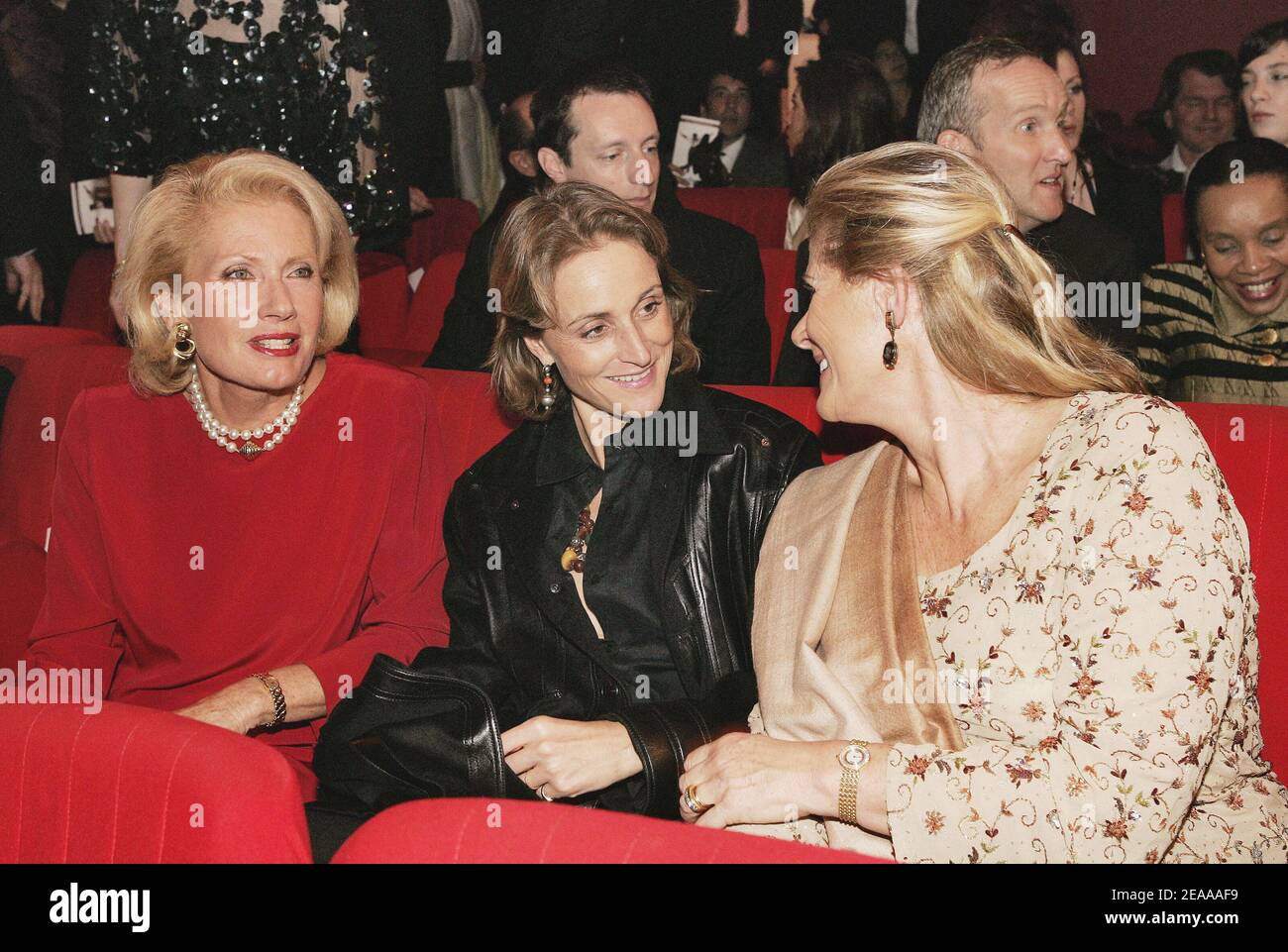 (L-R) Monique Raimond, French Prime Minister Dominique de Villepin's ...