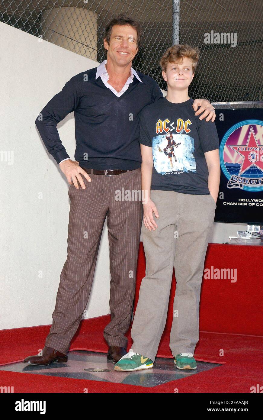 Actor Dennis Quaid is honored with the 2295th Star on The Hollywood ...