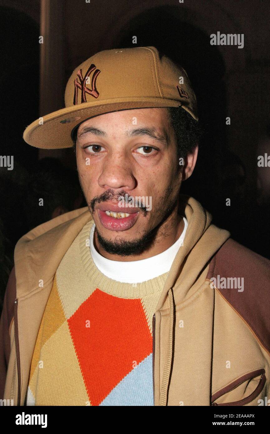 EXCLUSIVE, French singer Joey Starr attends the CNET party at 'Palais ...