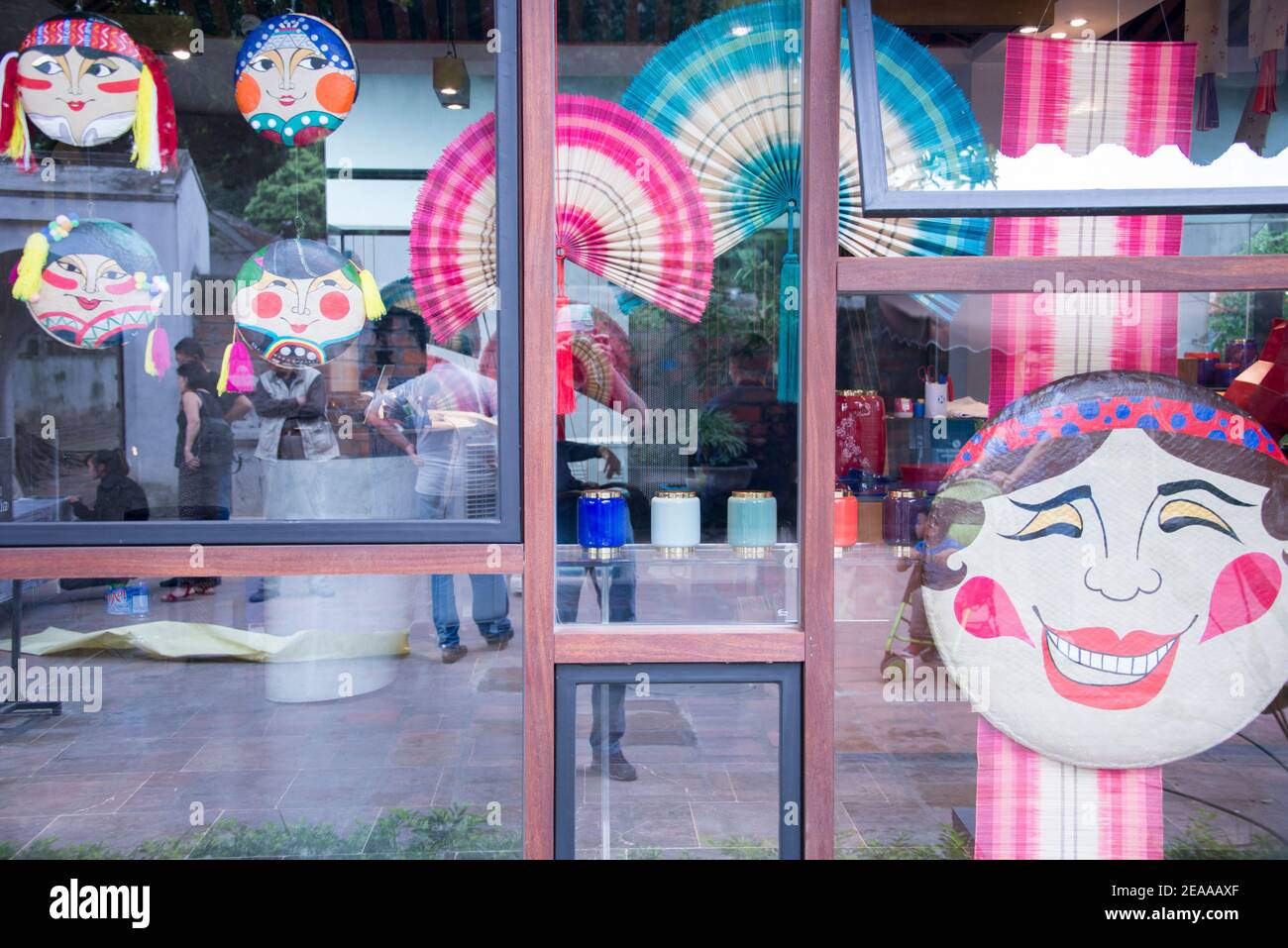 Window of takeaway shop Hanoi, Vietnam Stock Photo - Alamy
