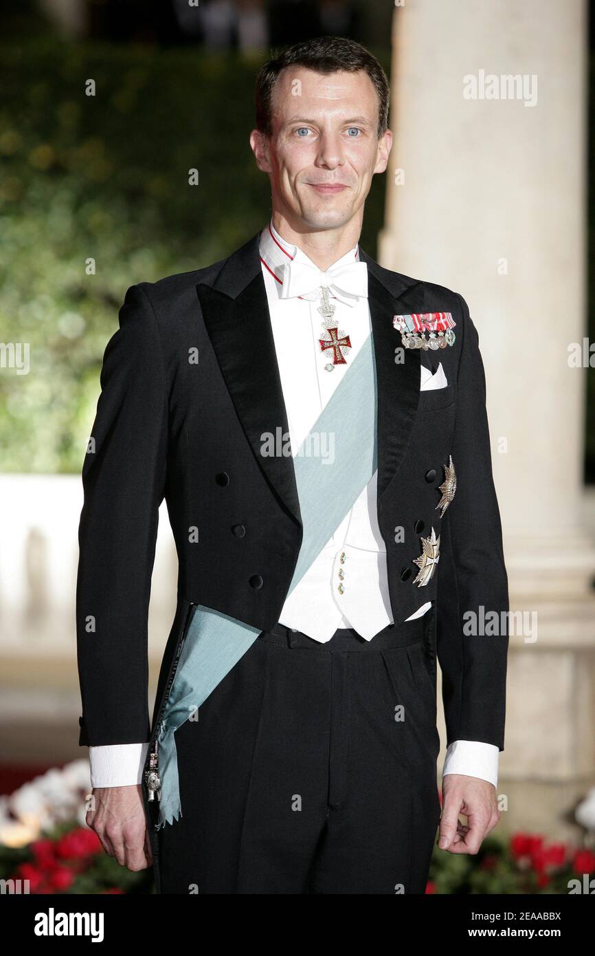 Prince Joachim of Denmark arrives at a representation of Rossini's ...