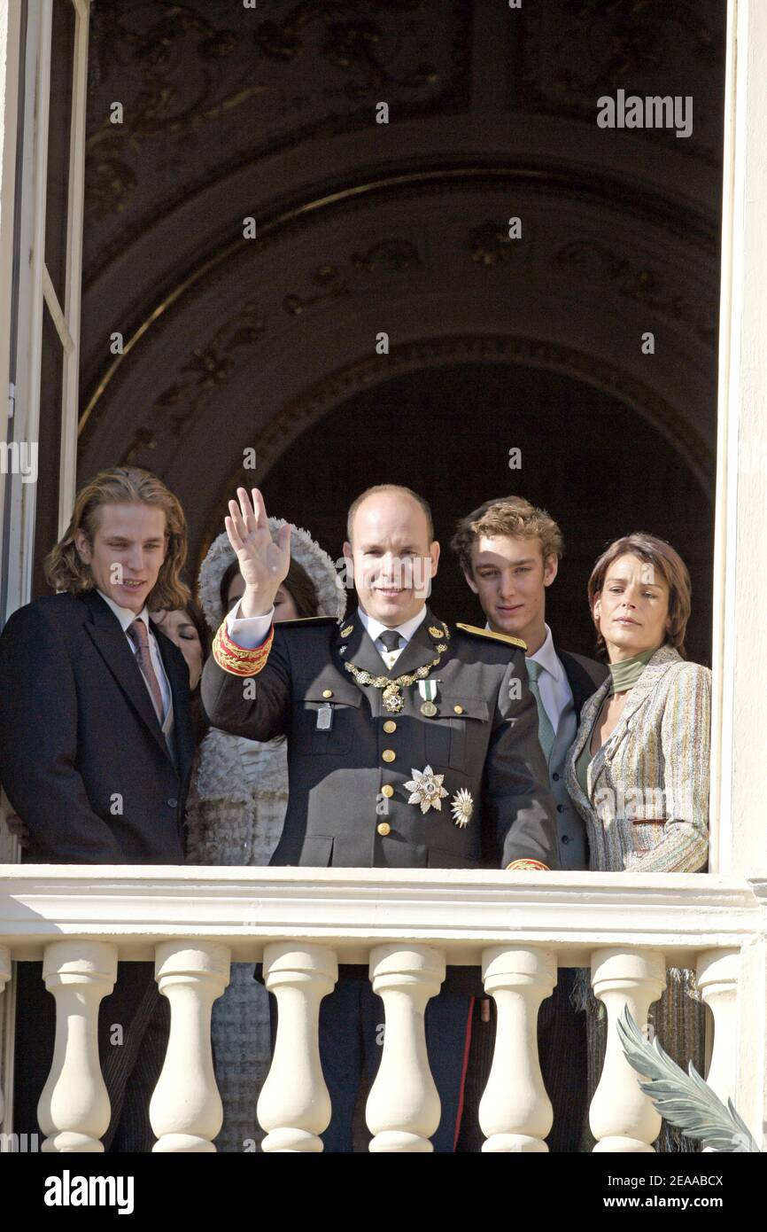 Prince Albert II of Monaco, Princess Stephanie, Princess Caroline of ...