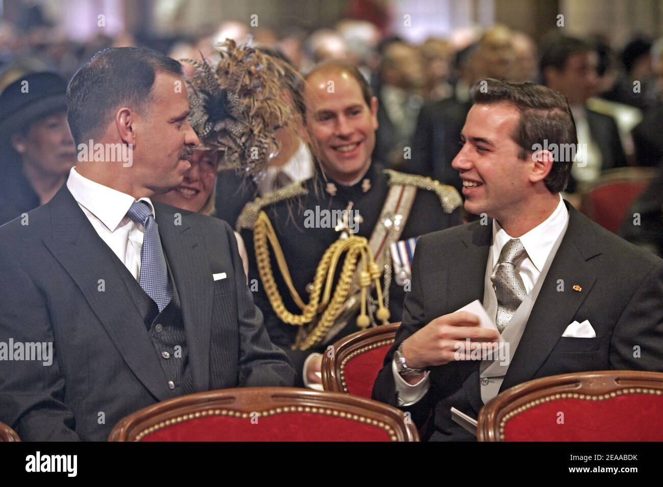 Guillaume of Luxembourg and Prince Edward inside Monaco's Cathedrale ...