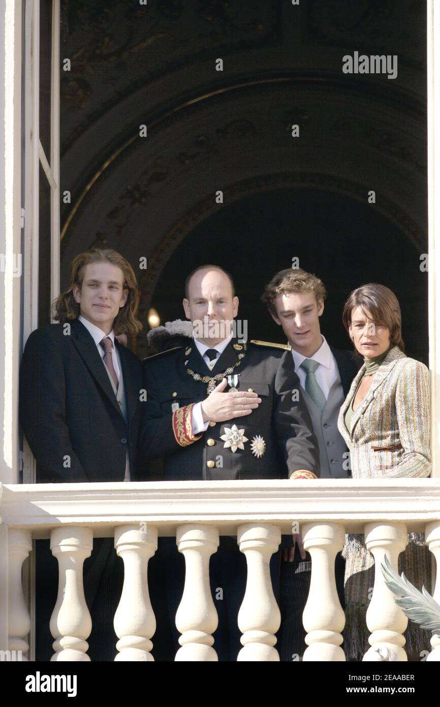 Prince Albert II of Monaco, Princess Stephanie, Princess Caroline of ...