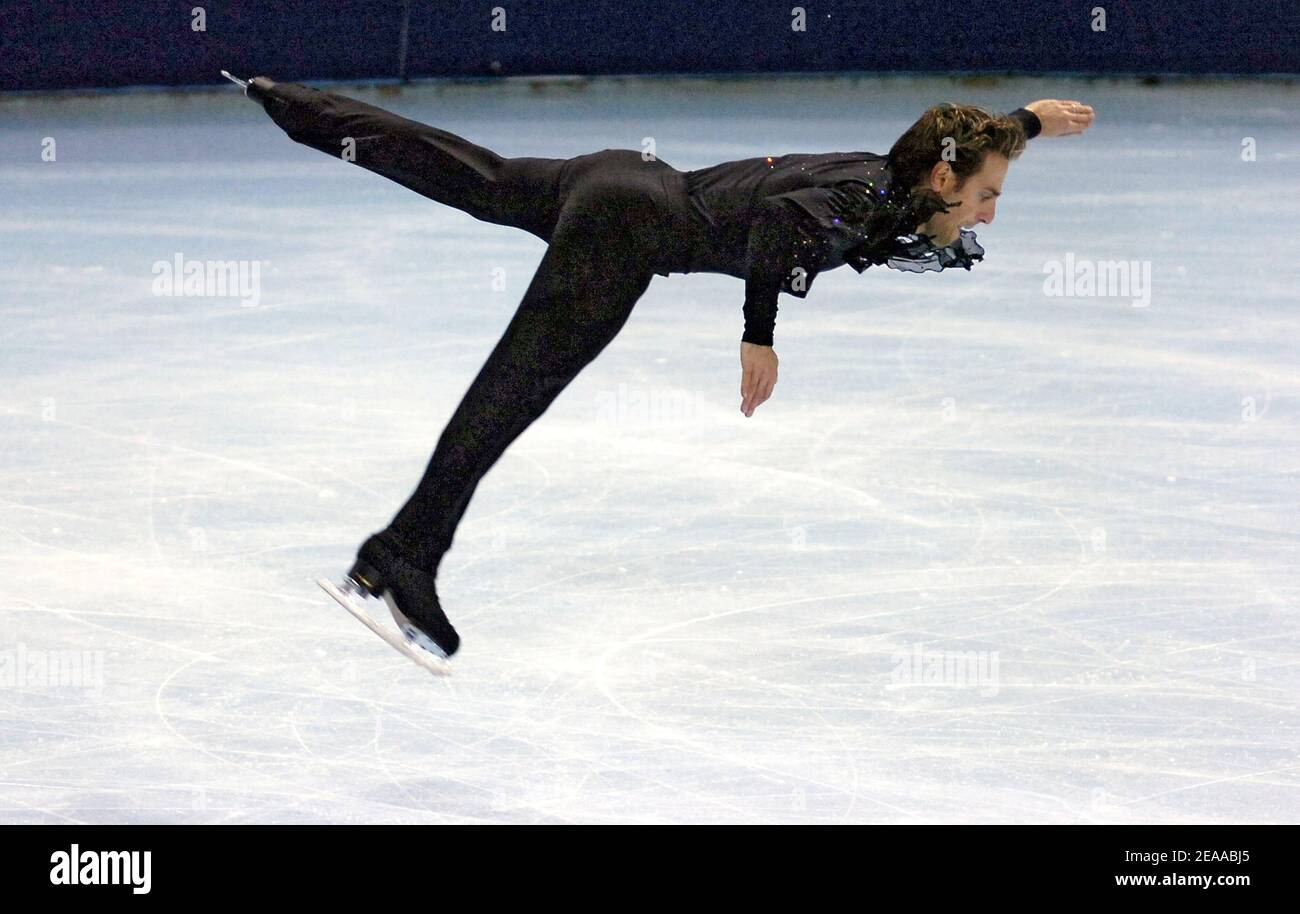 French Frederic Dambier performs during his men's short program of the ...