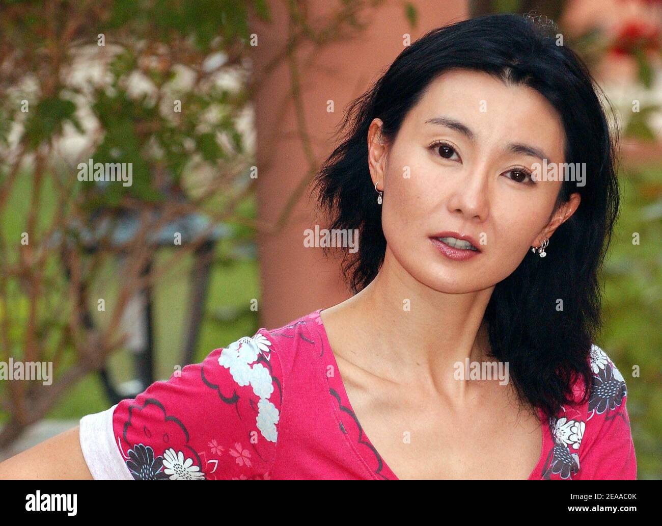 Chinese born actress Maggie Cheung poses at a photocall during the ...