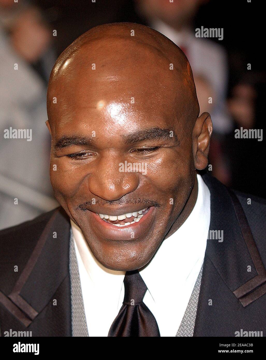 Boxer Evander Holyfield walks the Red Carpet Entrance to the Grand ...