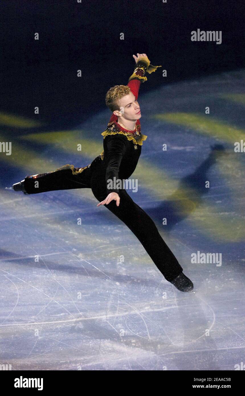 USA's Timothy Goebel takes part in the gala dance at the end of the ...