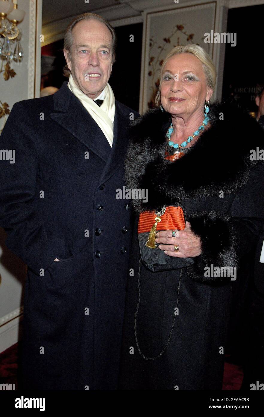 Prince Henri d'Orleans, Earl of Paris, and his wife, Micaela Cousino ...