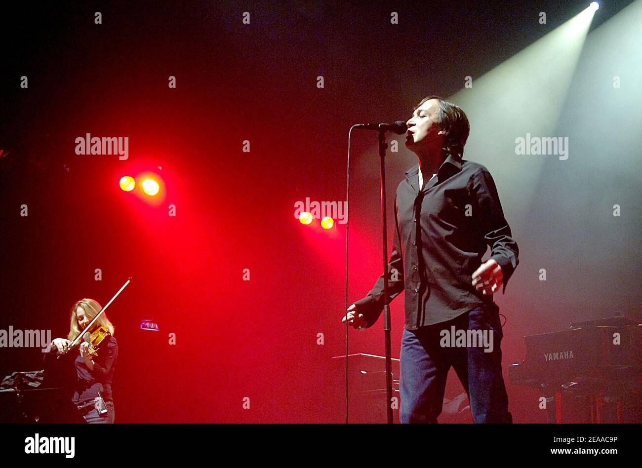 French singer Cali performs at l'Olympia in Paris, France on November ...