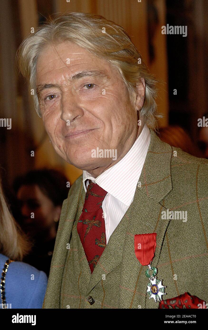 French auctioneer Pierre Cornette de Saint-Cyr poses after being ...