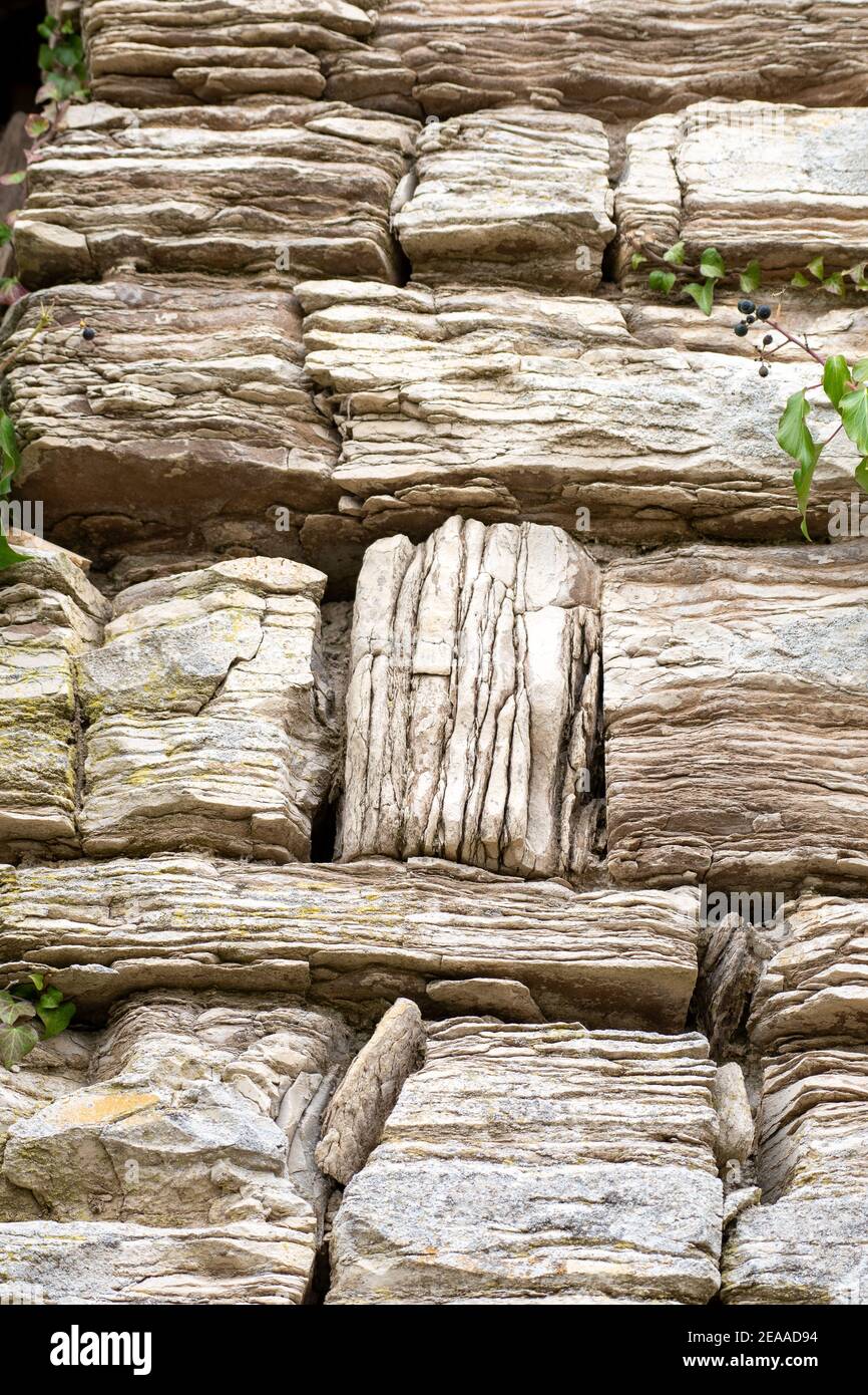 image of stone wall in rural environment Stock Photo - Alamy
