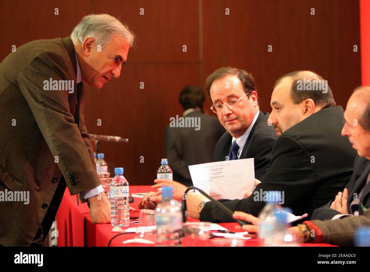 Re-elected France's opposition Socialists Francois Hollande With ...