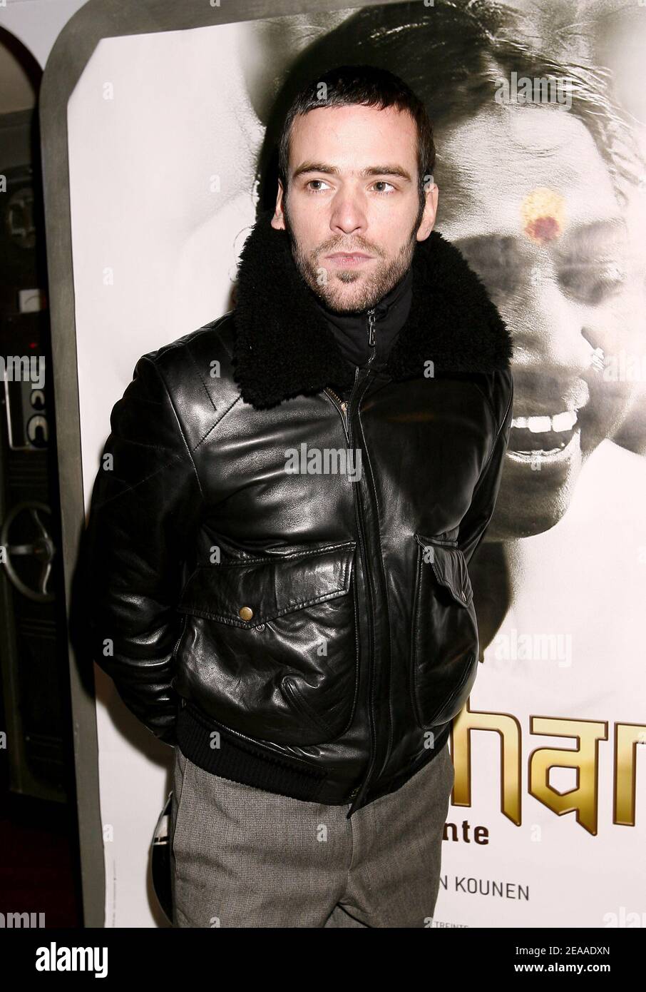 French actor Romain Duris attends the premiere of 'Darshan, L' treinte ...